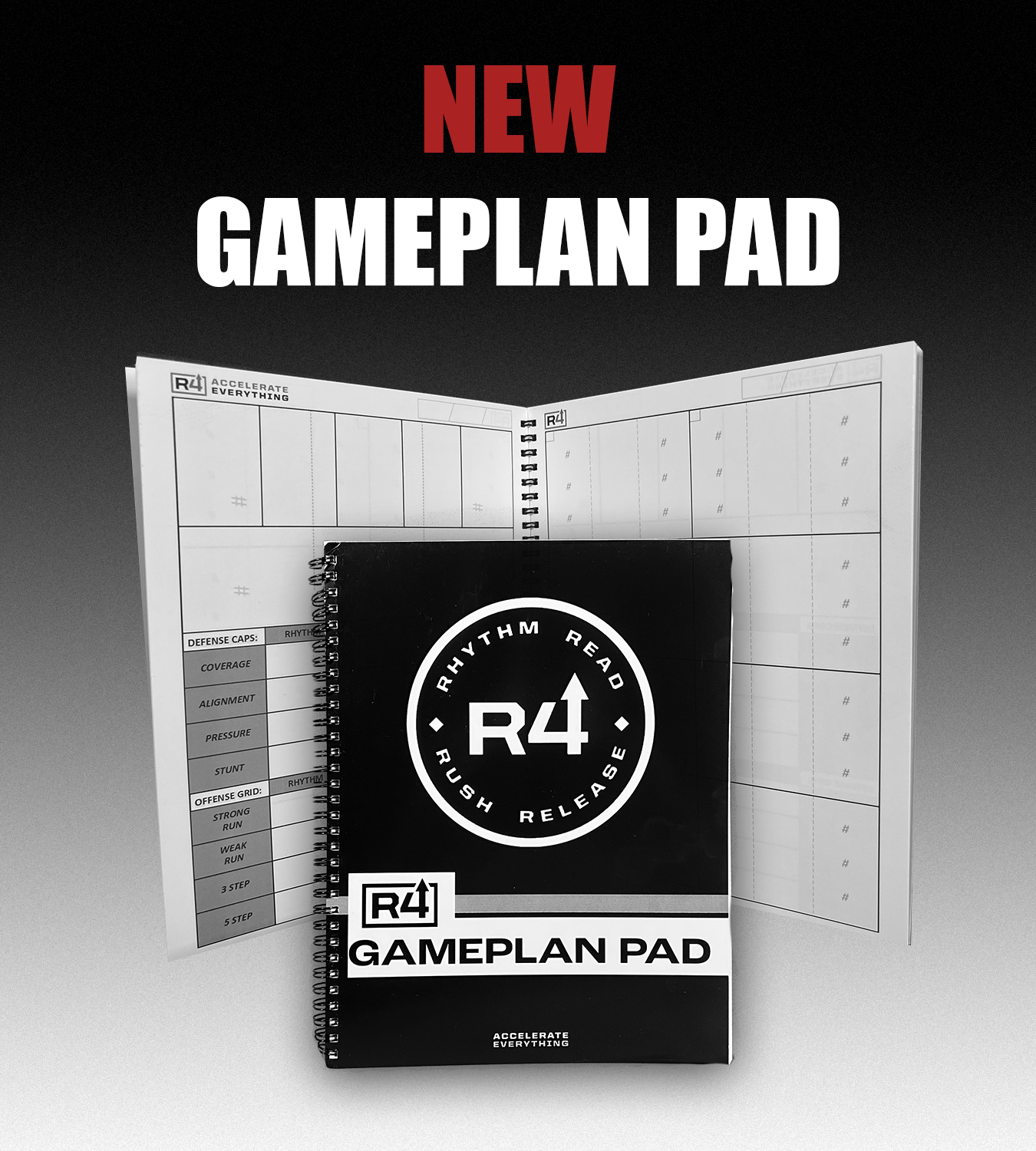 R4 Game Plan Pad 2025 – R4 Football
